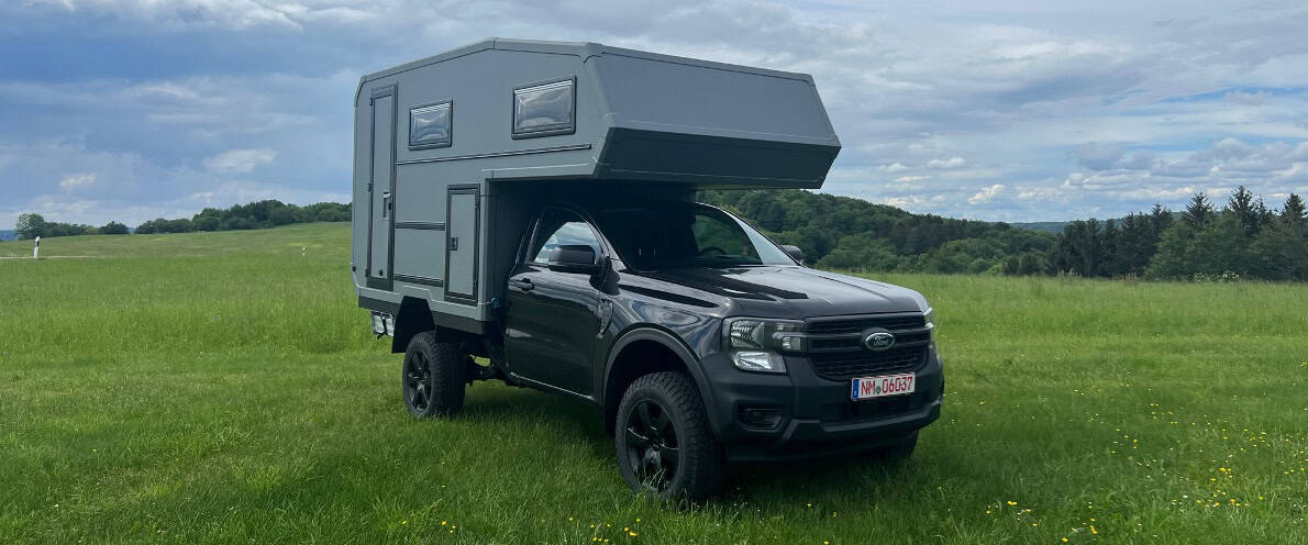 Pickup Expeditionsmobil - das leichte und autartke Reisefahrzeug